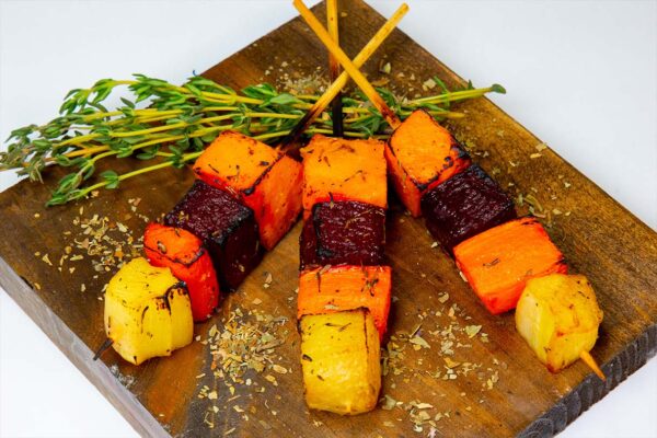 Roasted Root Vegetable Kabob – Azoria Foods