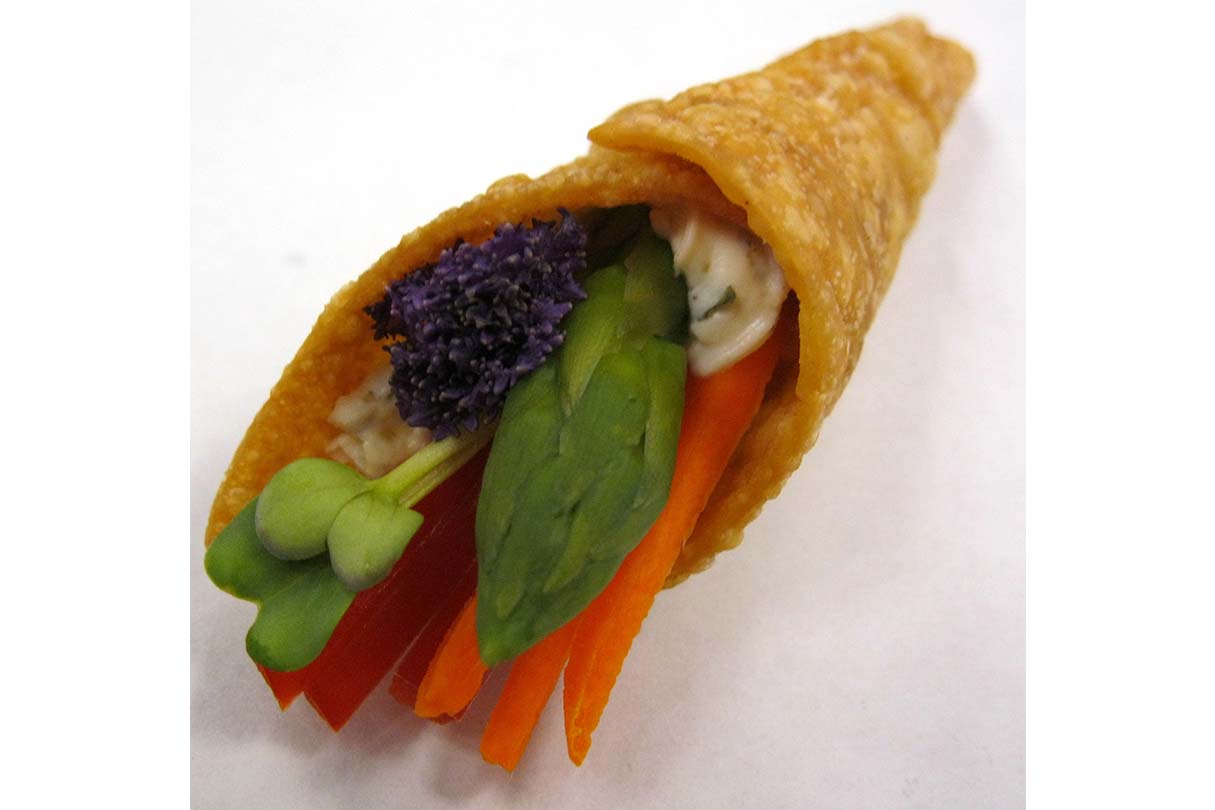 Vegetable Wonton Cone – Azoria Foods