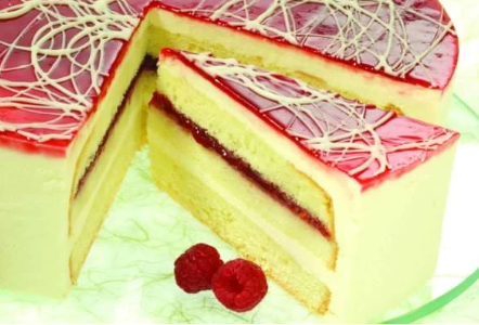 Limoncello Raspberry Banquet Cake – Azoria Foods