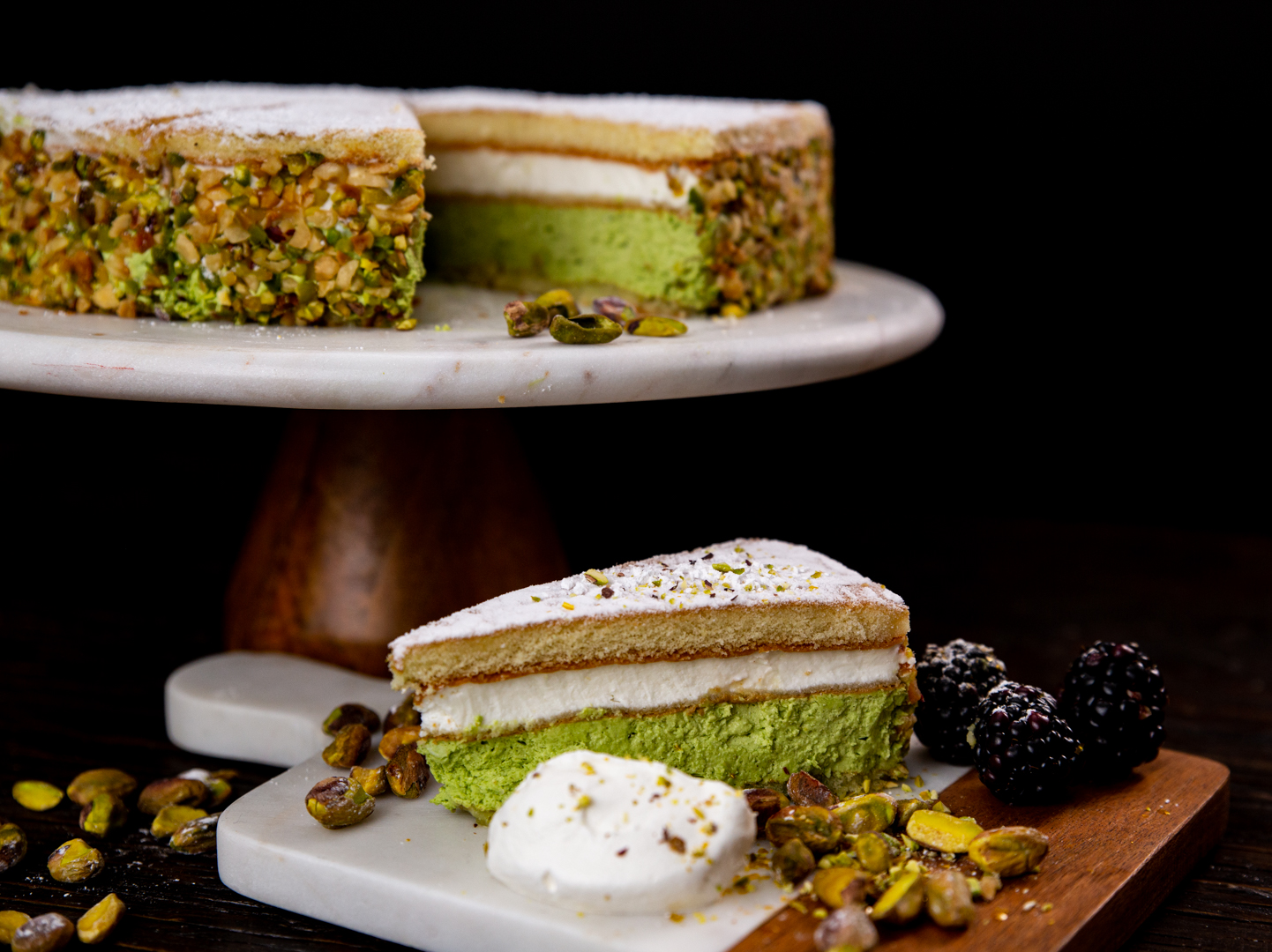 Ricotta Pistachio Cake Azoria Foods Ricotta Pistachio Cake Azoria Foods