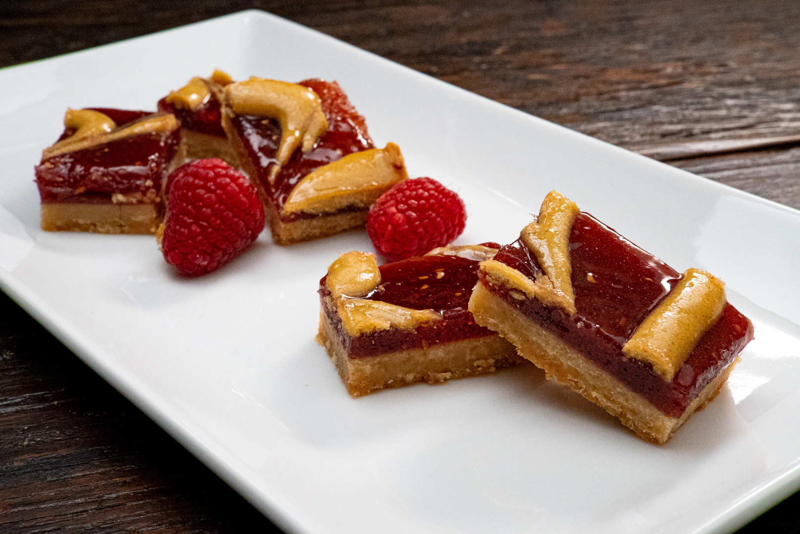 Raspberry Shortbread Bars – Azoria Foods